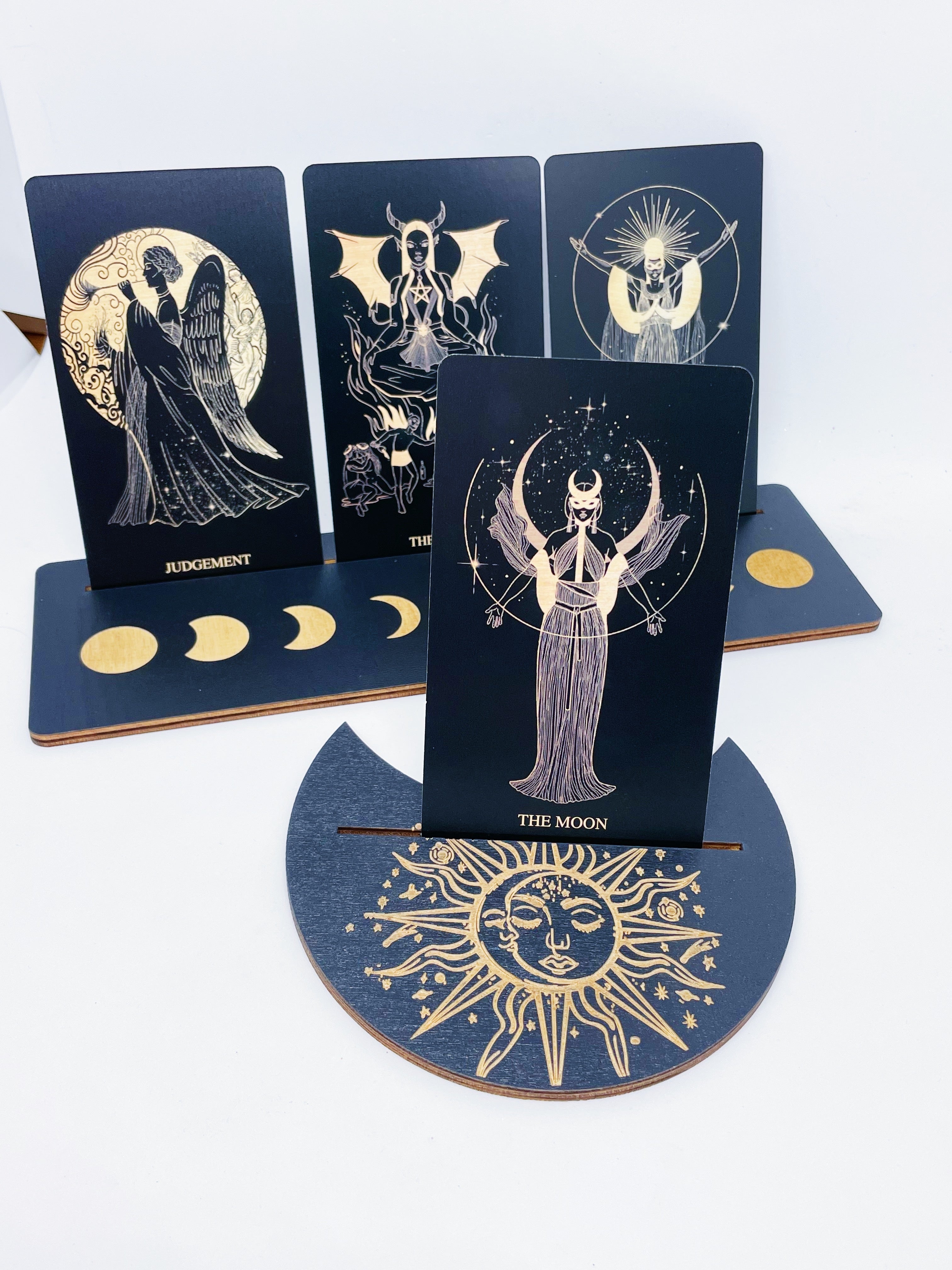 Oracle & Tarot Deck Display – Ink Moon