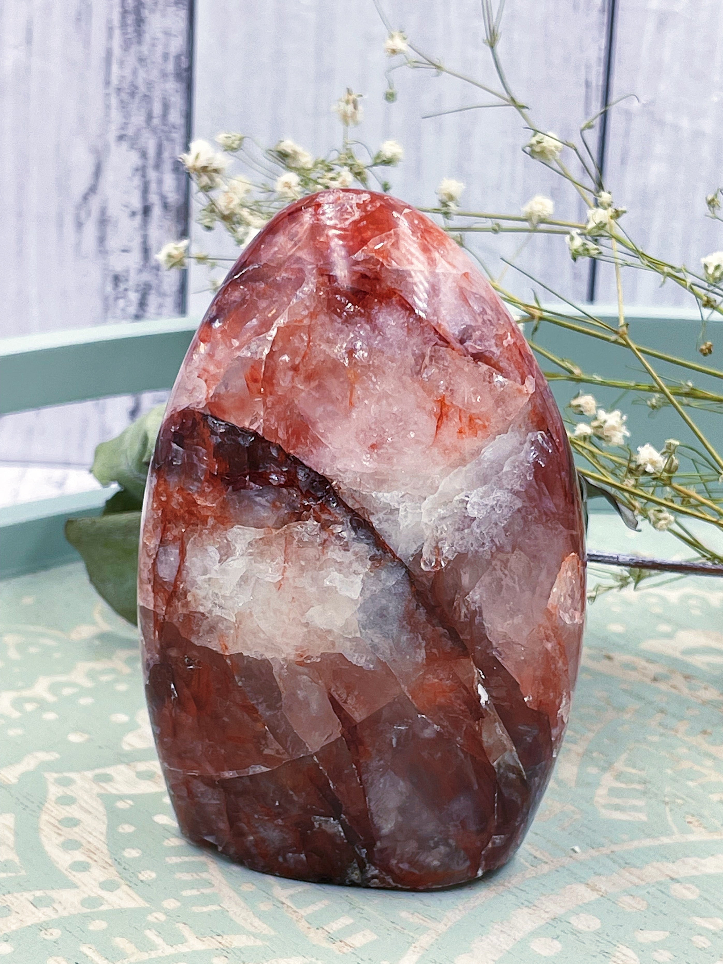 Fire Quartz Freeform – Ink Moon